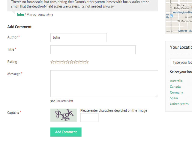 Listing Comments/Reviews plugin for classified ads script